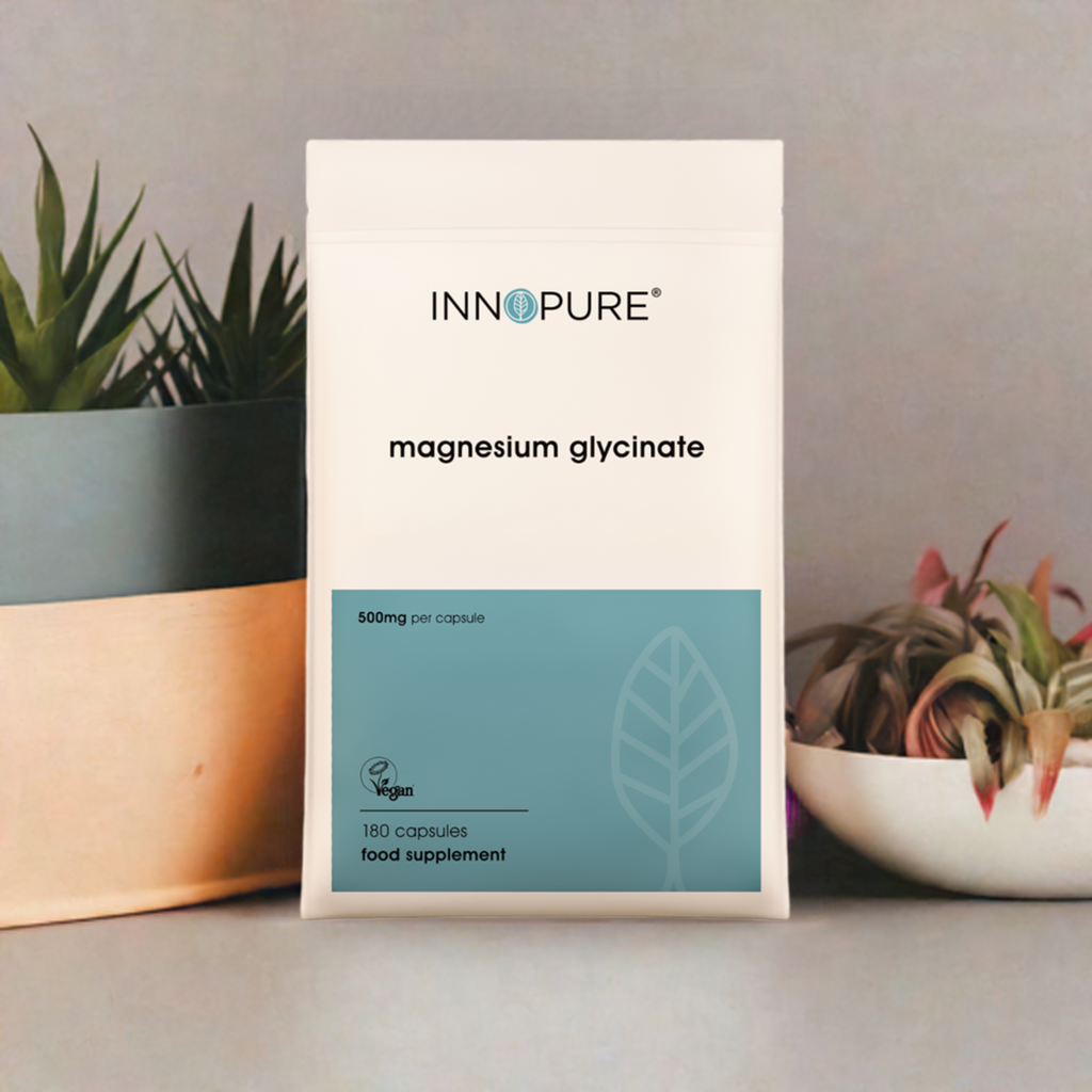 Magnesium Glycinate 180 Capsules 500mg Providing 100mg Elemental ...