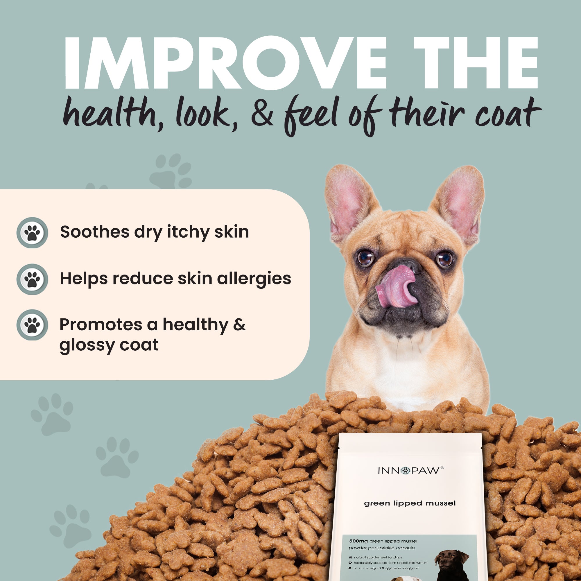 Innopure® Green Lipped Mussel For Dogs (90 Sprinkle Capsules)